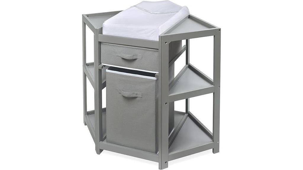Diaper Corner Baby Changing Table Review - Blooming Marvelous